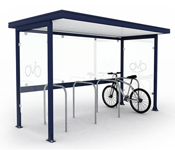 Abris vélos ouverts